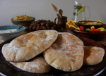 Baladi (Wholemeal Pitta Bread) - Elizabeth's Kitchen Diary
