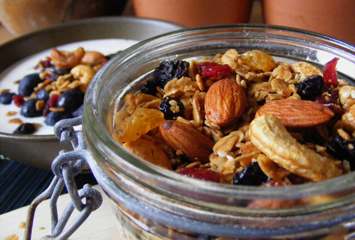 Fruit & Nut Granola - Elizabeth's Kitchen Diary