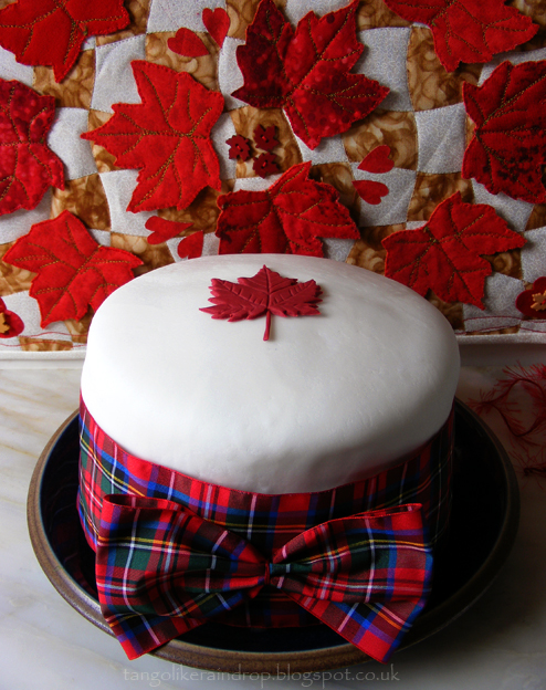 Canada Day Cake - Elizabeth's Kitchen Diary