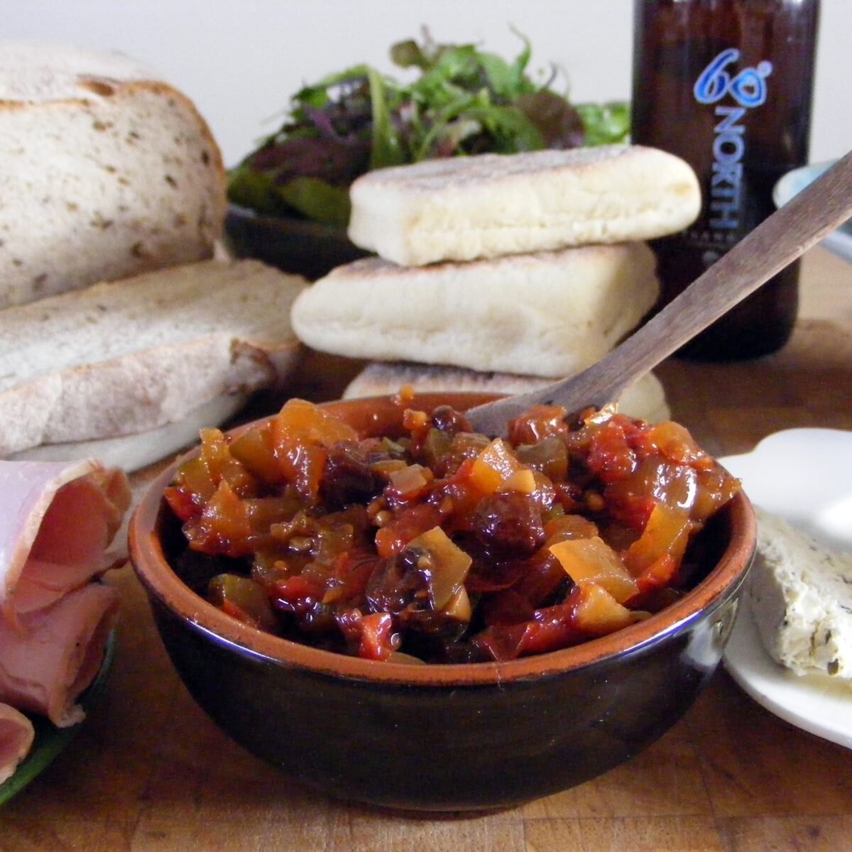 Spiced Tomato and Courgette Chutney - Elizabeth's Kitchen Diary
