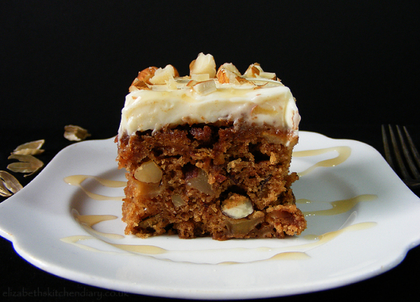 Apple Cardamom Cake with Quince Frosting - Elizabeth's Kitchen Diary