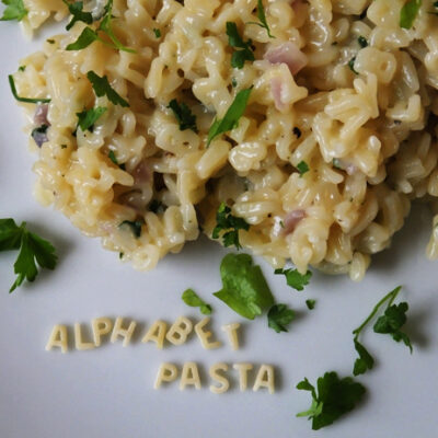 Alphabet Pasta - Elizabeth's Kitchen Diary
