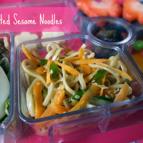 Toasted Sesame Noodles - Elizabeth's Kitchen Diary