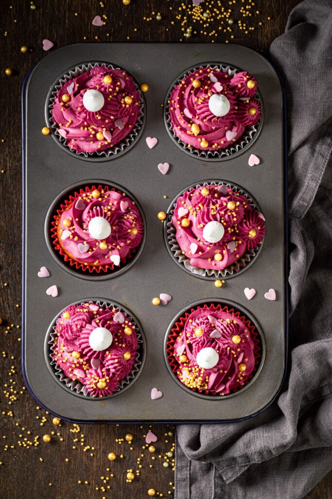 Chocolate Beetroot Cupcakes - Elizabeth's Kitchen Diary