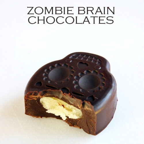 Zombie Brain Chocolates - Elizabeth's Kitchen Diary