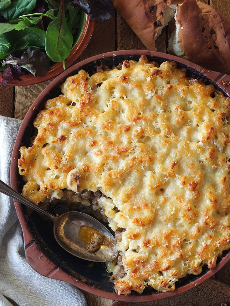 Pastitsio - Greek Macaroni Cheese Pie - Elizabeth's Kitchen Diary