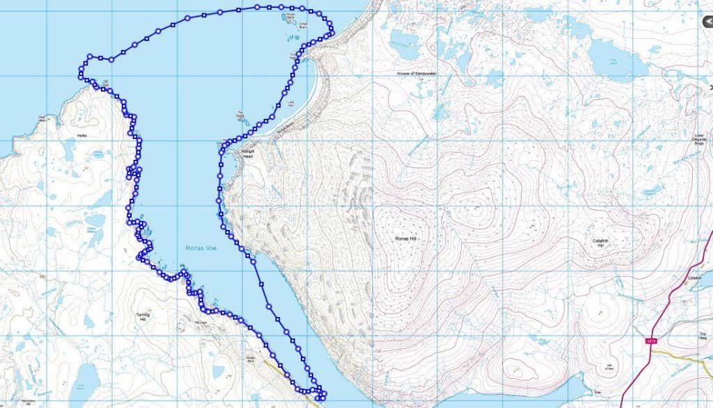 Kayaking in Ronas Voe, Shetland - Elizabeth's Kitchen Diary