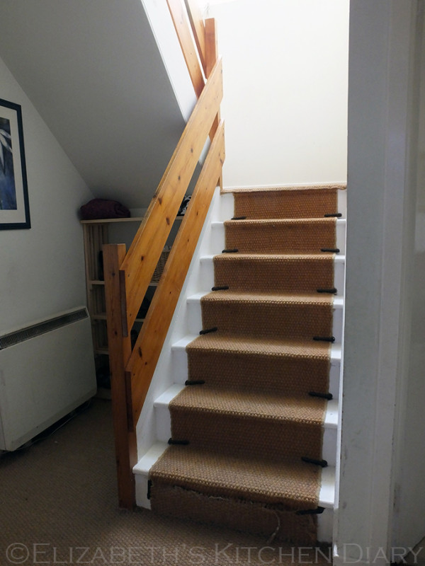 DIY Hand Painted Fair Isle Stair Renovation - Elizabeth's Kitchen Diary