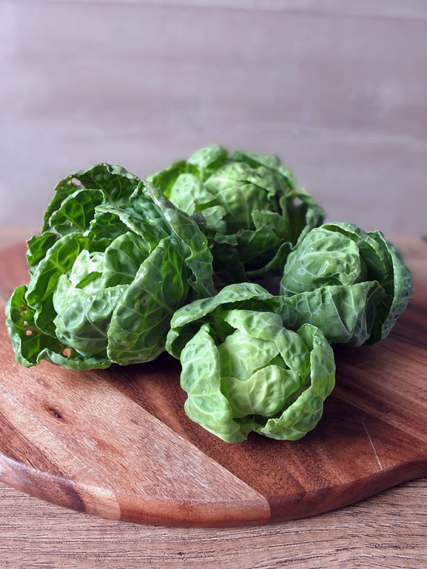 Maple-Glazed Brussels Sprouts Tops, Crispy Pork and Creamy Polenta ...