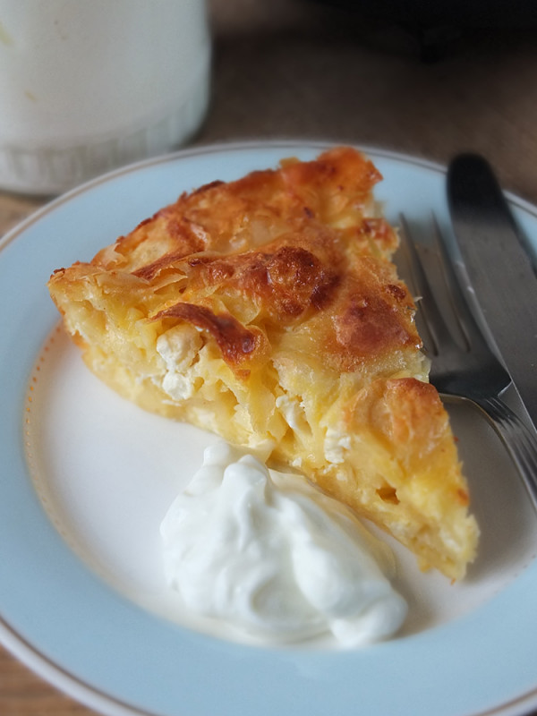 Banitsa - Bulgarian Cheese Pie - Elizabeth's Kitchen Diary