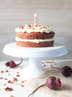 Carrot, Beetroot & Ginger Juice Pulp Cake with Cream Cheese Frosting ...