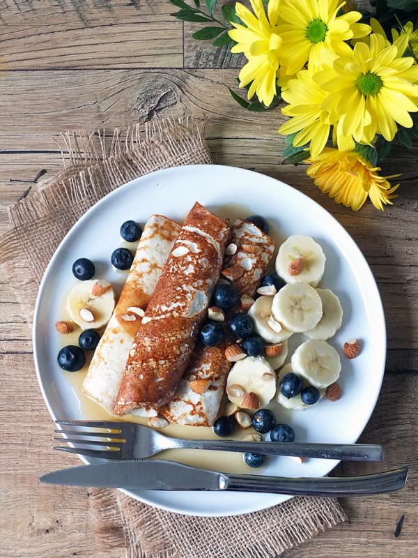 Cottage Cheese Crepes - Elizabeth's Kitchen Diary