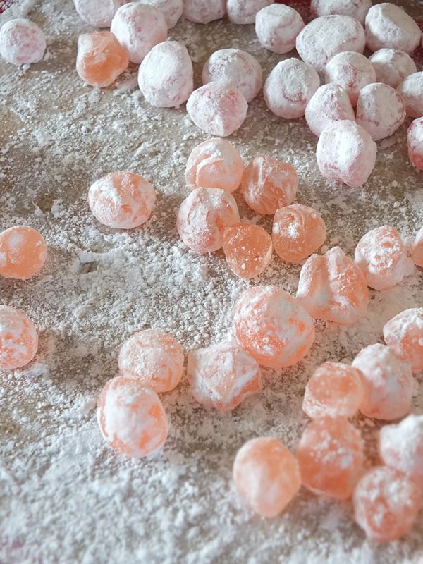 Fruit Drop Travel Sweets - Elizabeth's Kitchen Diary