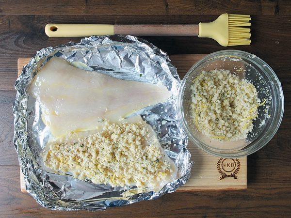 Lemon & Cracked Black Pepper Cod Fillets with Potato Wedges & Lemon ...