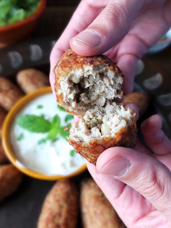 Street Food: Brazilian-style Lamb Kibe - Elizabeth's Kitchen Diary