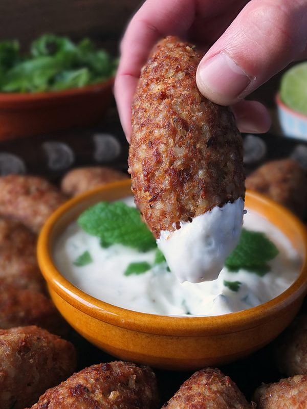 Street Food: Brazilian-style Lamb Kibe - Elizabeth's Kitchen Diary