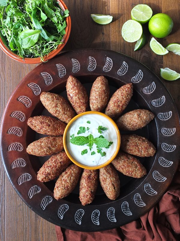 Street Food: Brazilian-style Lamb Kibe - Elizabeth's Kitchen Diary