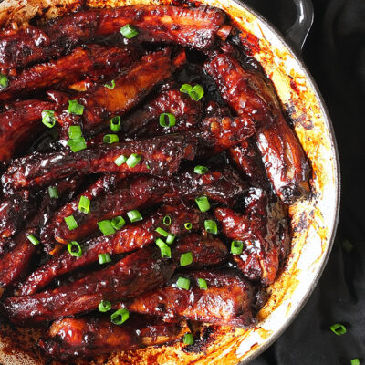 The Easiest Slow-Roasted Peking-Style Pork Ribs - Elizabeth's Kitchen Diary