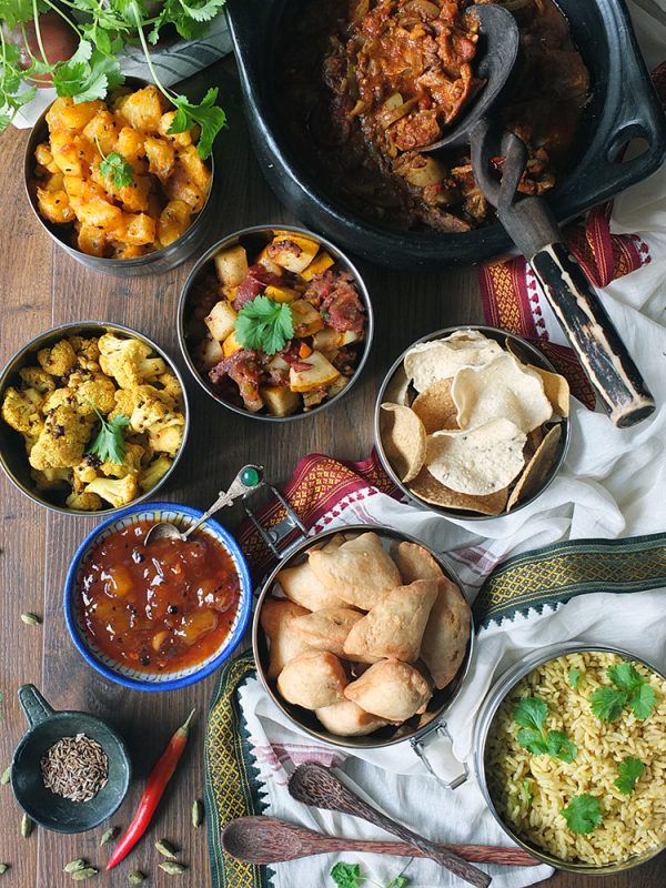 Indian Tapas: Lamb, Pea & Potato Mini Samosas - Elizabeth's Kitchen Diary