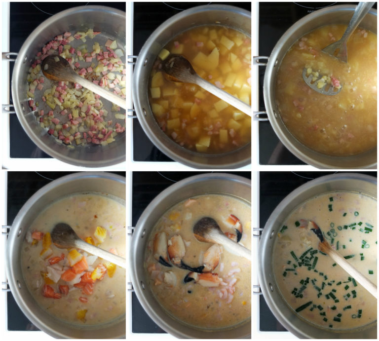 A Simple Creamy Seafood Chowder Recipe - Elizabeth's Kitchen Diary