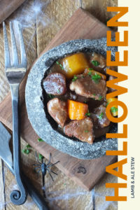 Halloween Lamb and Ale Stew in a Bread "Cauldron" - Elizabeth's Kitchen ...