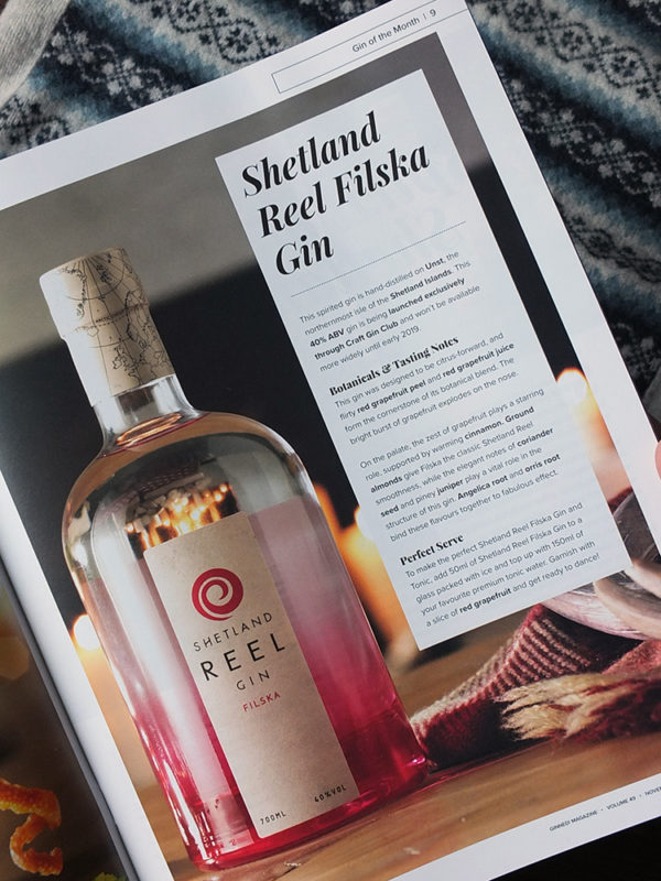 Shetland Reel Filska Gin - Exclusive Launch through the Craft Gin Club ...
