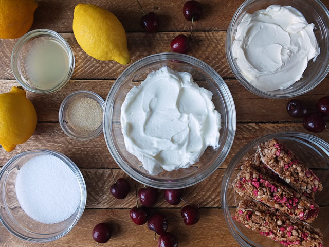 No Bake Lemon Quark Cheesecake - Elizabeth's Kitchen Diary