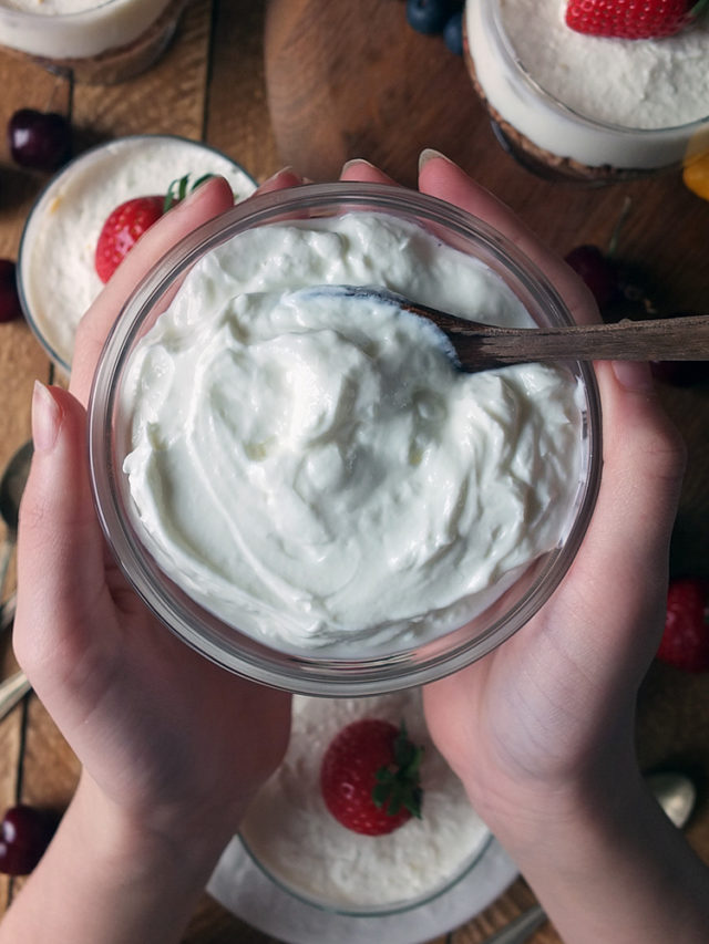 No Bake Lemon Quark Cheesecake - Elizabeth's Kitchen Diary