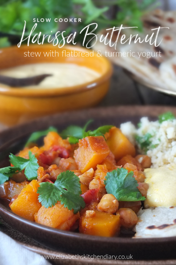 Very Lazy Slow Cooker Harissa Butternut Stew with Cumin-Spiked ...