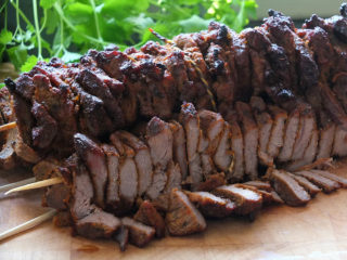 Spicy Lamb Fajitas Kebab Recipe for a Crowd - Elizabeth's Kitchen Diary