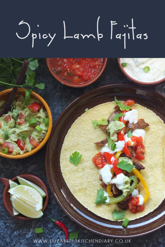 Spicy Lamb Fajitas Kebab Recipe for a Crowd - Elizabeth's Kitchen Diary