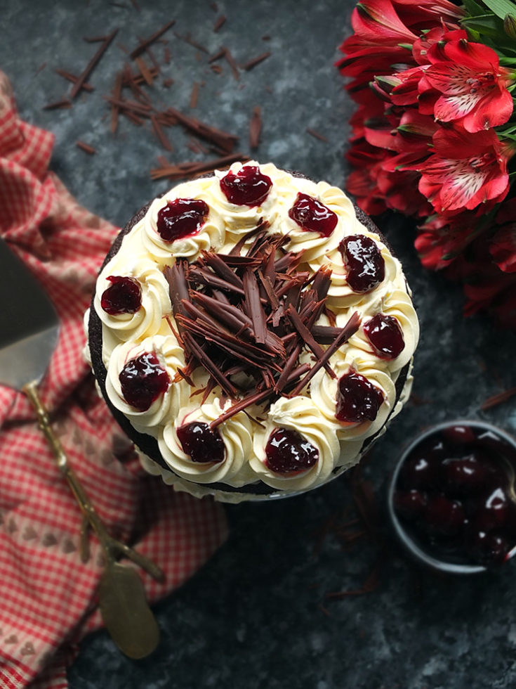 Black Forest Gateau - Elizabeth's Kitchen Diary