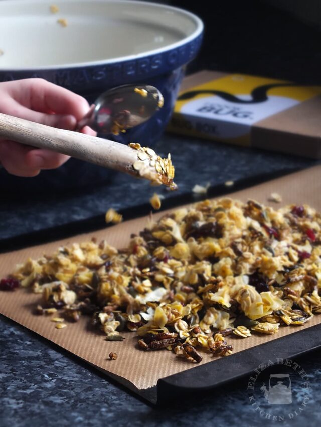 Crunchy Cricket Granola - Elizabeth's Kitchen Diary