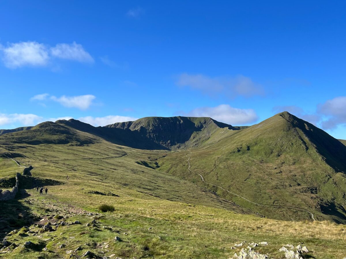 Scramble up Helvellyn and Catstye Cam via Striding Edge and Swirral ...