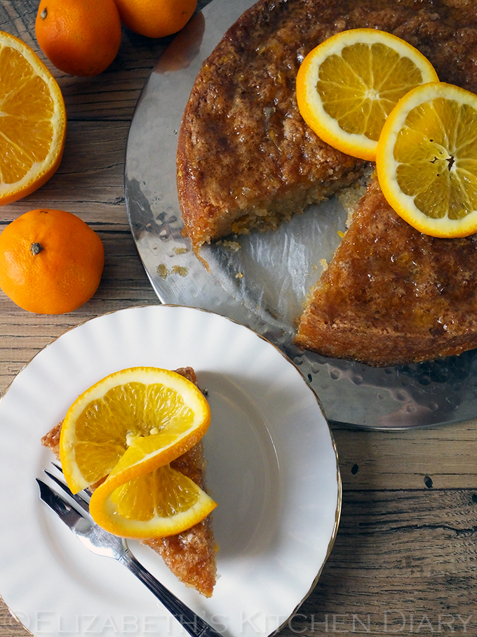 Tunisian Orange Cake | Elizabeth's Kitchen Diary