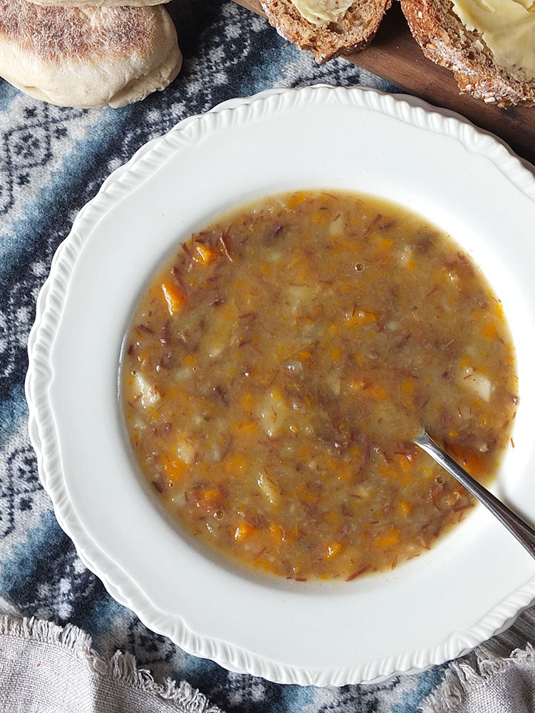Traditional Shetland Reestit Mutton Soup Recipe | Elizabeth's Kitchen Diary